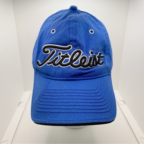 Titleist | Accessories | Titleist New Era Golf Blue Embroidered Hat Cap ...